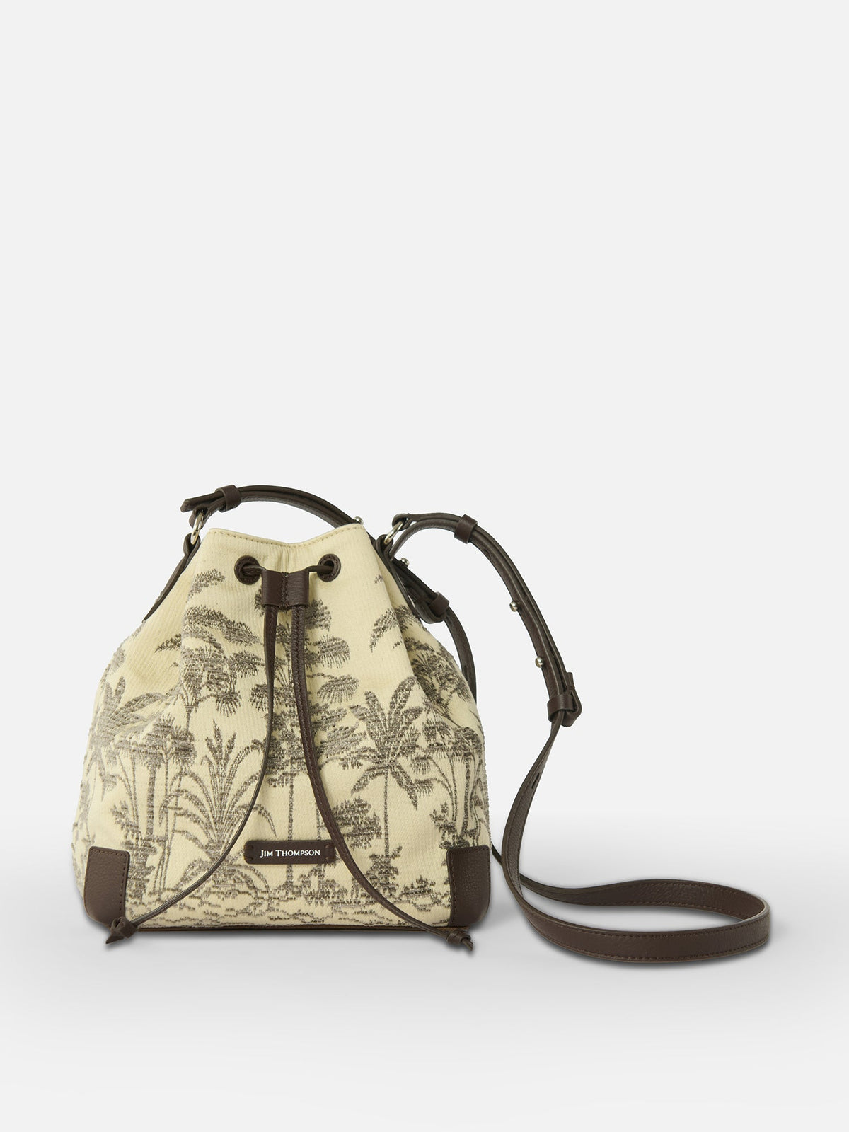 Coconut Palm Bolo Drawstring Small Bag | Jim Thompson