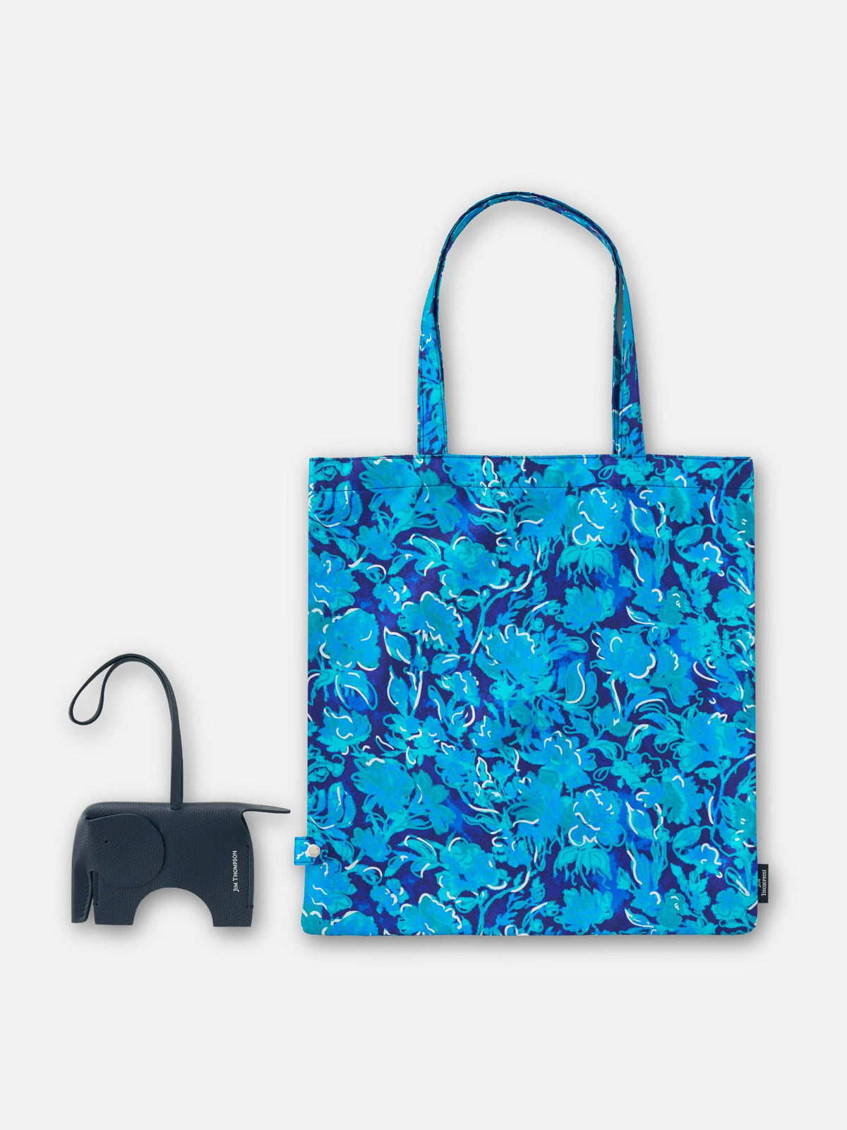 Mali Silk Twill Portable Bag with Elephant Leather Sack | Jim Thompson