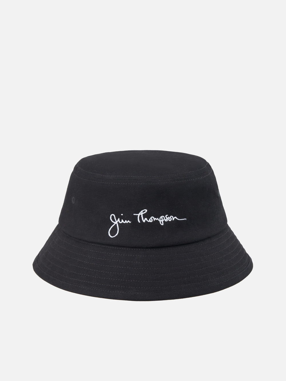Cotton Signature Logo Bucket Hat | Jim Thompson