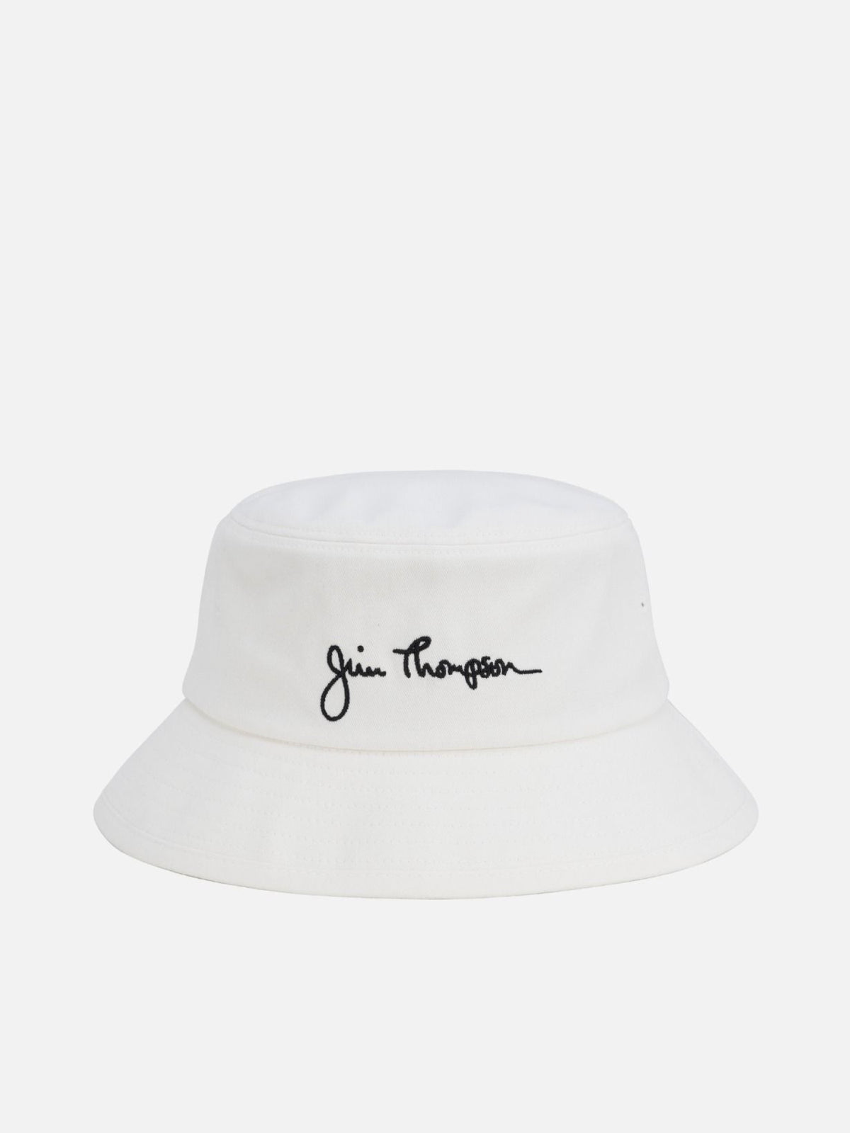 Cotton Signature Logo Bucket Hat | Jim Thompson